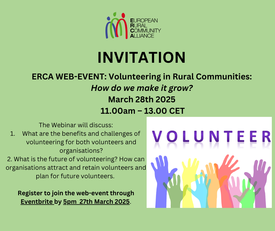 ERCA Web event: - ERCA - European Rural Communities Alliance